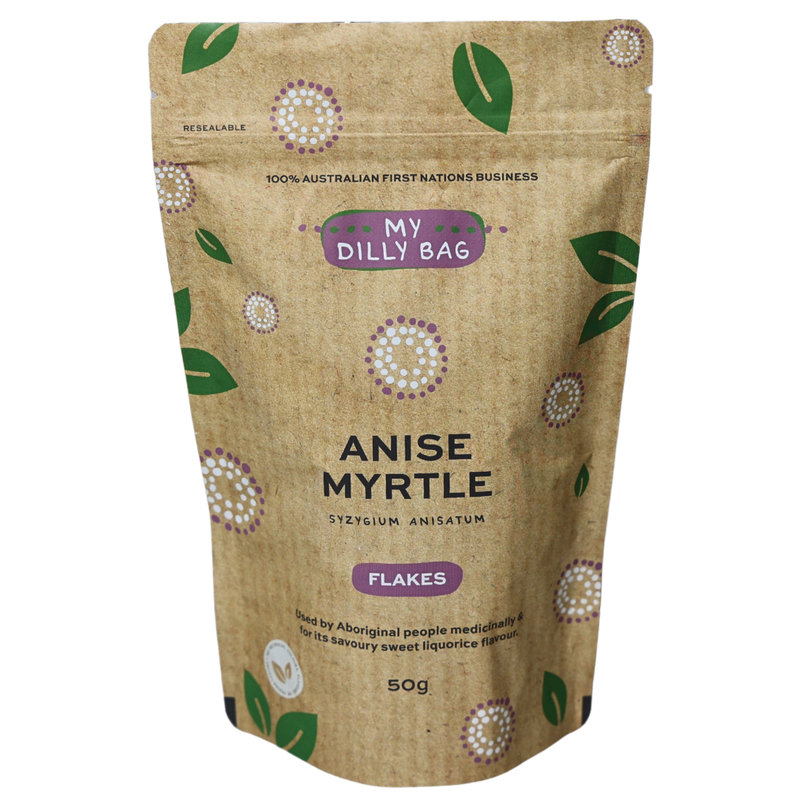 Anise Myrtle Flakes 50g - CARTON (10) - My Dilly Bag