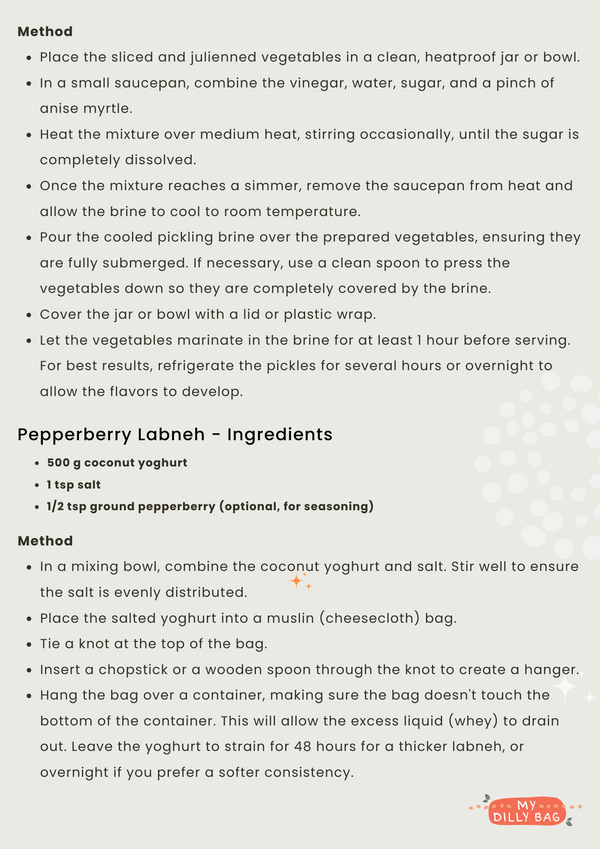 RECIPE BUNDLE - Salt Baked Potatoes, Pepperberry Labneh & Anise Myrtle ...