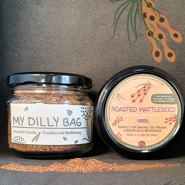 Wattleseed Roasted Ground 170g - My Dilly Bag