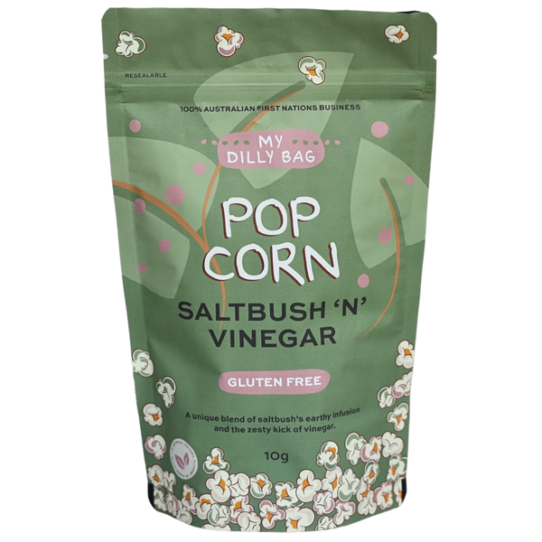 Saltbush 'N' Vinegar Popcorn 10g - My Dilly Bag